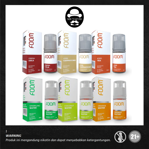 Jual FOOM Saltnic Liquid Beverage Series 30ml 30mg | Shopee Indonesia