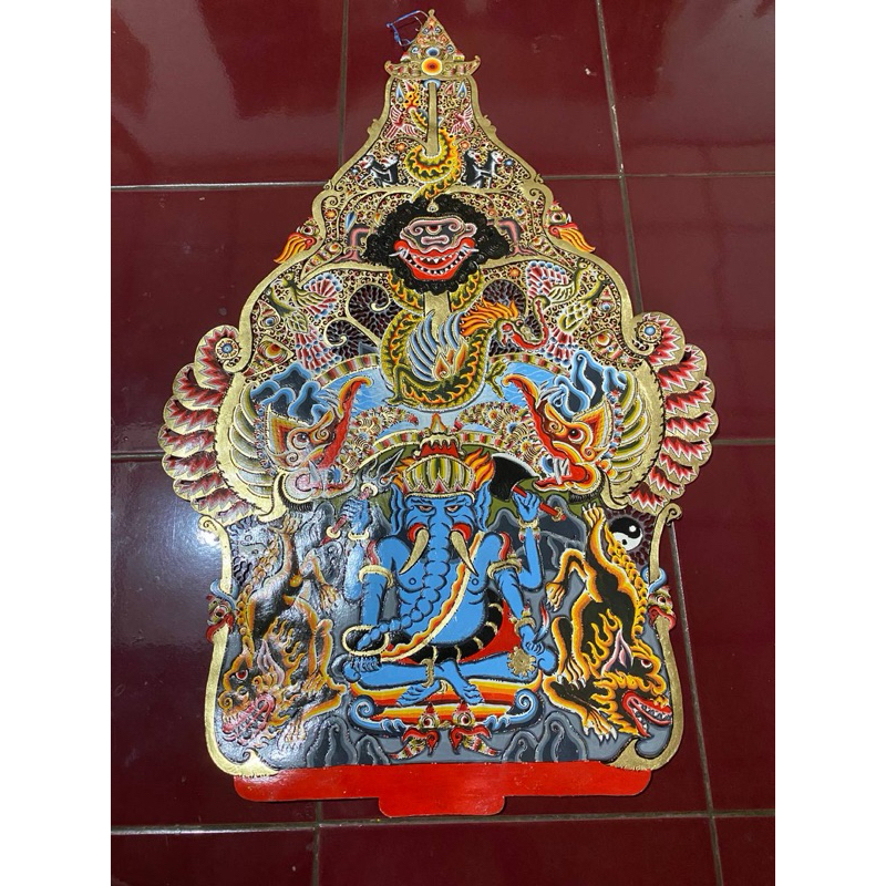 Jual NAKIROHBUSINESS GUNUNGAN GANESHA -+ 80 cm Wayang Kulit Gunungan ...