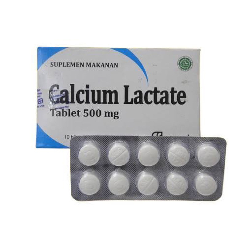Jual Calcium lactate tablet (suplemen tulang) | Shopee Indonesia