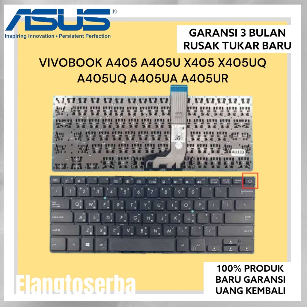Jual Keyboard Asus A405B A405U A405 X405U X405UA X405UQ | Shopee Indonesia