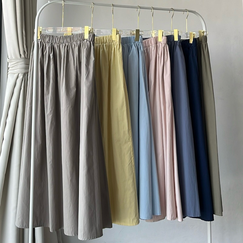 Jual ROJANA - by YELLOWFACY || (1705) Rok Lebar Wanita Katun Poplin ...