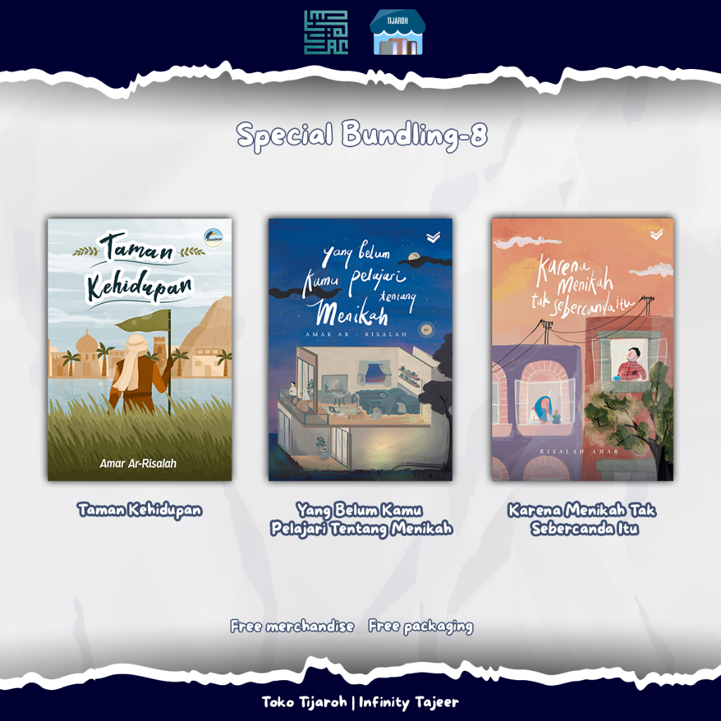 Jual Bundling-8_Taman Kehidupan + Paket Buku Menikah | Shopee Indonesia