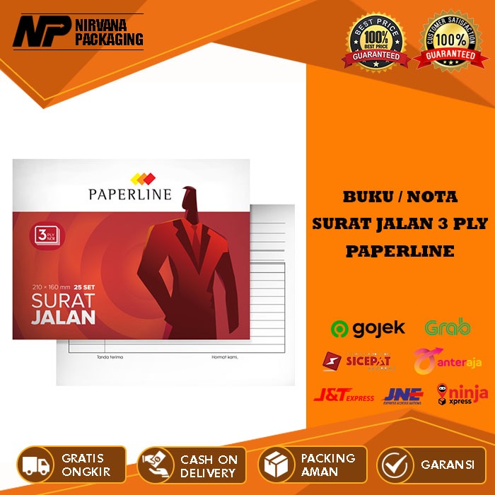 Jual BUKU NOTA SURAT JALAN 3 RANGKAP 3 PLY 3PLY PAPERLINE PPL | Shopee ...