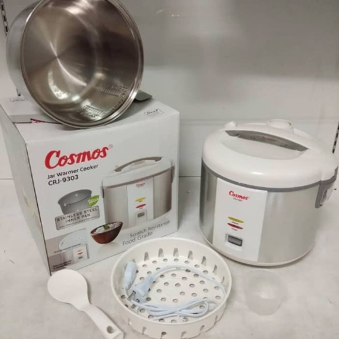 Jual COSMOS CRJ-9303 MAGIC COM STAINLESS STEEL 2 LITER RICE COOKER [3 ...