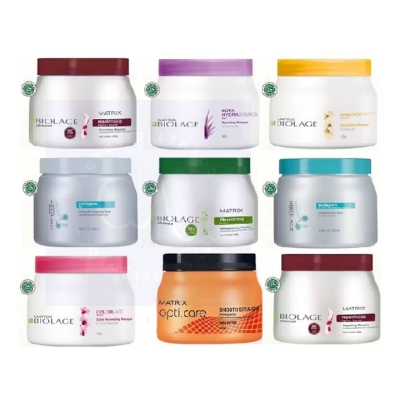 Jual Matrix biolage masker repair inside dan fiberstrong | Shopee Indonesia