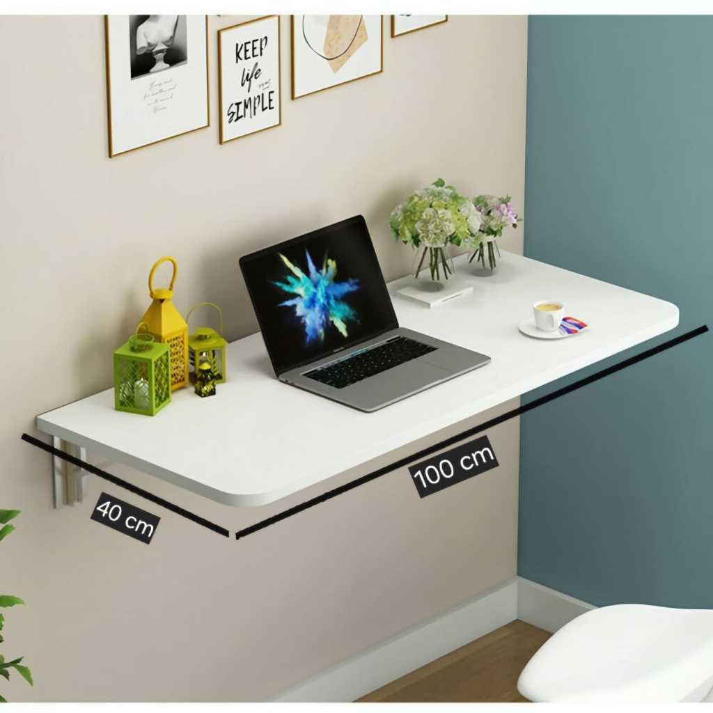 Jual Meja Belajar Lipat Dinding Kerja Laptop Meja Komputer Tempel ...