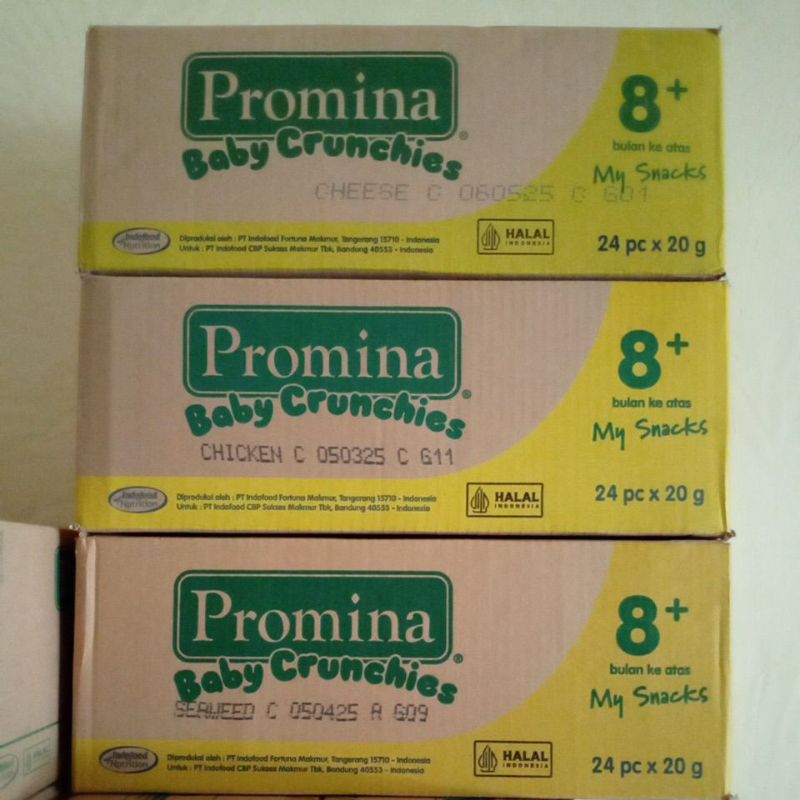 Jual promina baby cruncies kartonan isi 24 pcs | Shopee Indonesia