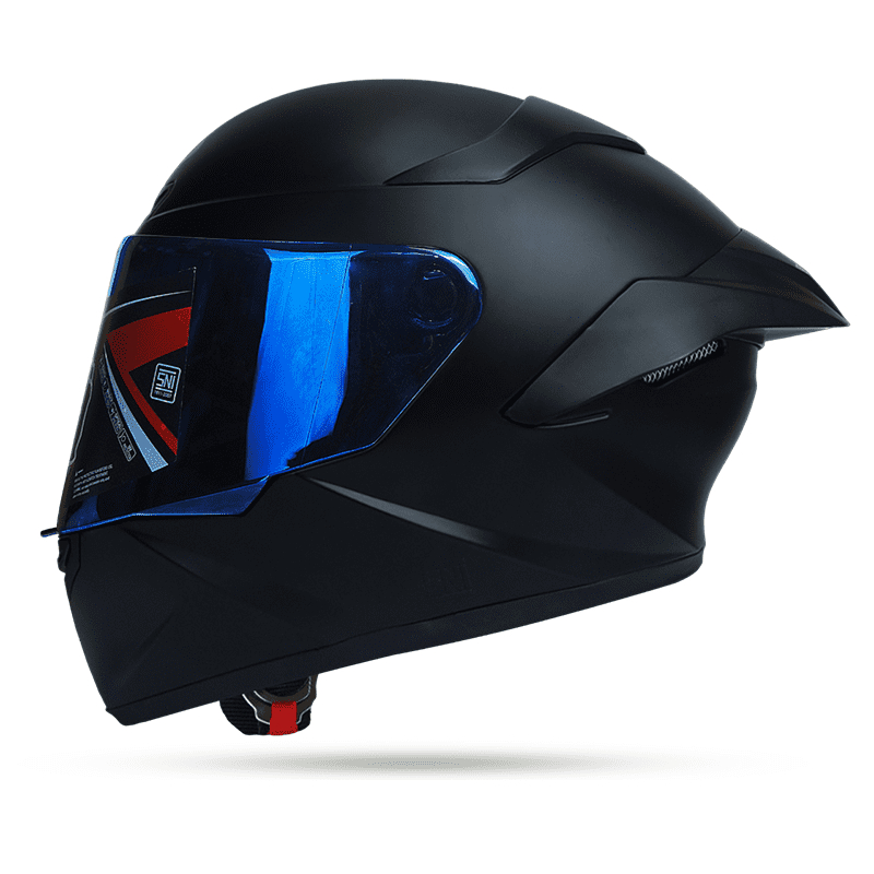 Jual Helm Full Face Mla ttc Paket Ganteng Visor Iridium Red Gold Silver ...
