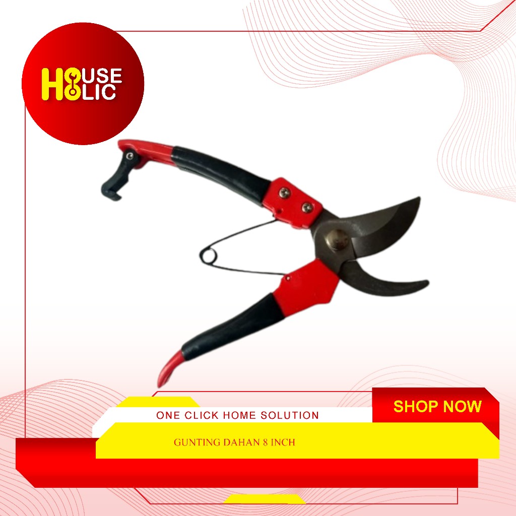 Jual Gunting Dahan 8" Inch / Gunting Steak Ranting Batang Pohon Tanaman ...