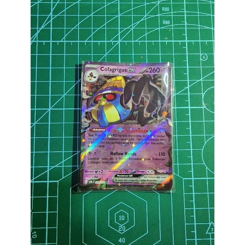 Jual Cofagrigus ex rr sv4s kartu pokemon tcg indonesia | Shopee Indonesia