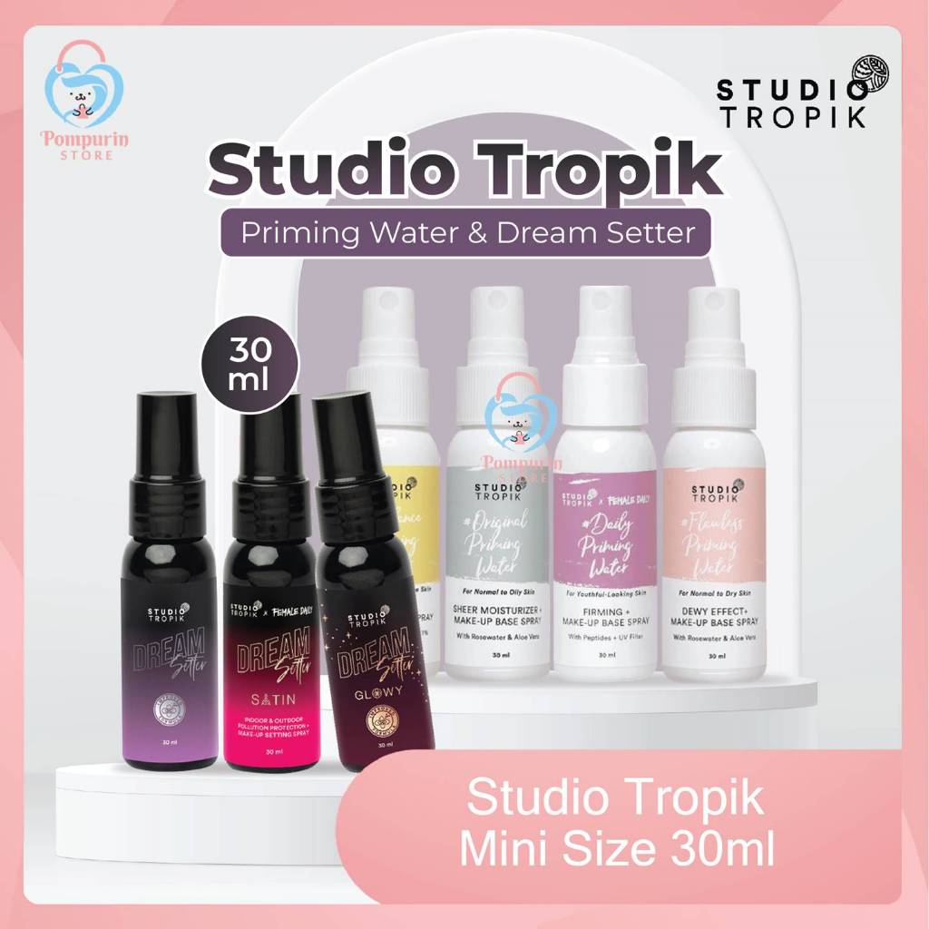 Jual Studio Tropik Mini Size 30ml Priming Water / Dream Setter Setting Spray - Setting Spray ...