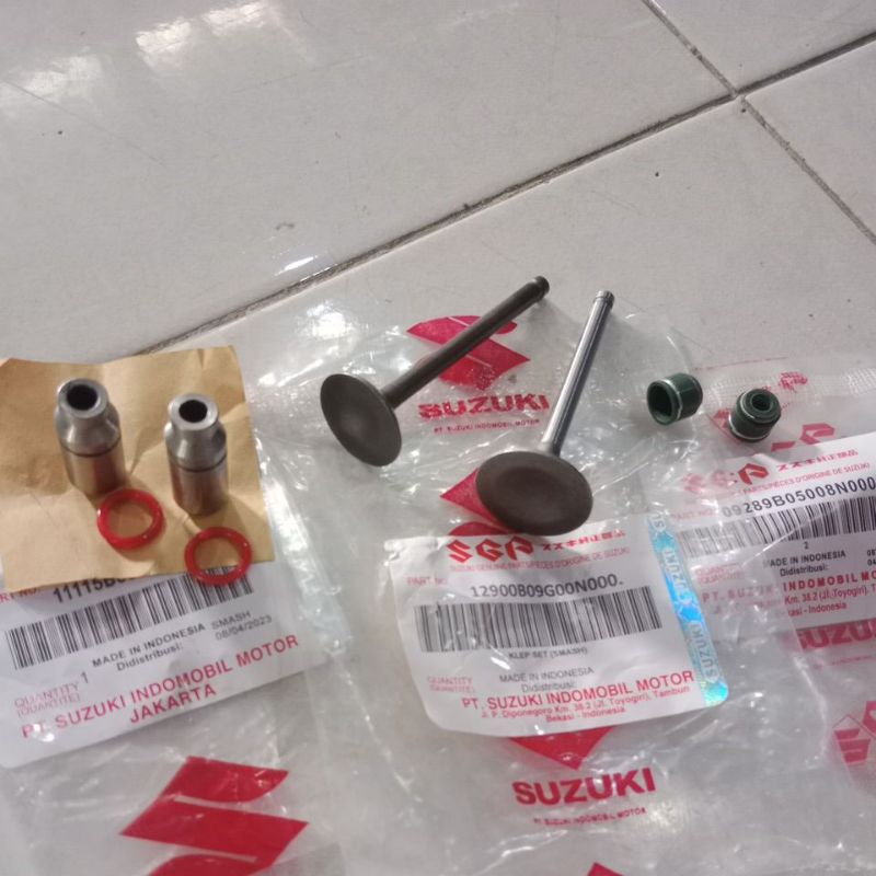 Jual PAKET 3 ITEM BOSH BOTOL KLEP + KLEP SET PAYUNG KLEP + SEAL KLEP SMASH SHOGUN 110 125 SMASH ...