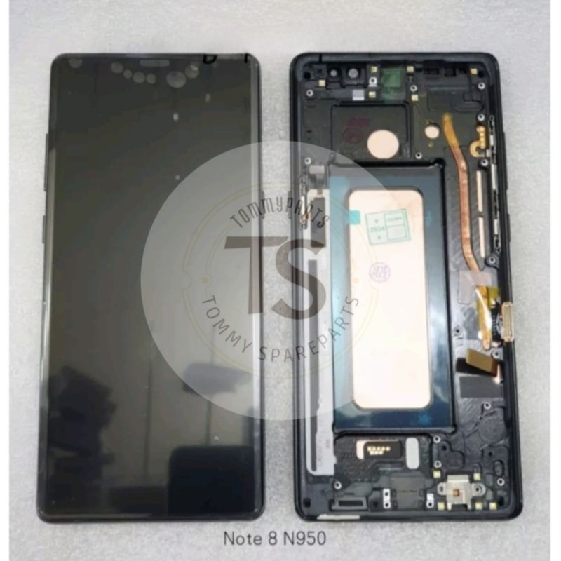 Jual LCD TOUCHSCREEN PLUS FRAME SAMSUNG GALAXY NOTE 8 N950 INCELL | Shopee Indonesia