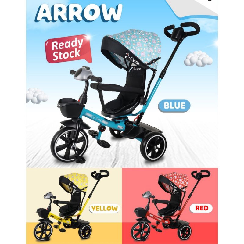 Jual Sepeda Anak Sepeda Roda Tiga Tricycle ARROW Sepeda Dorong Anak ...