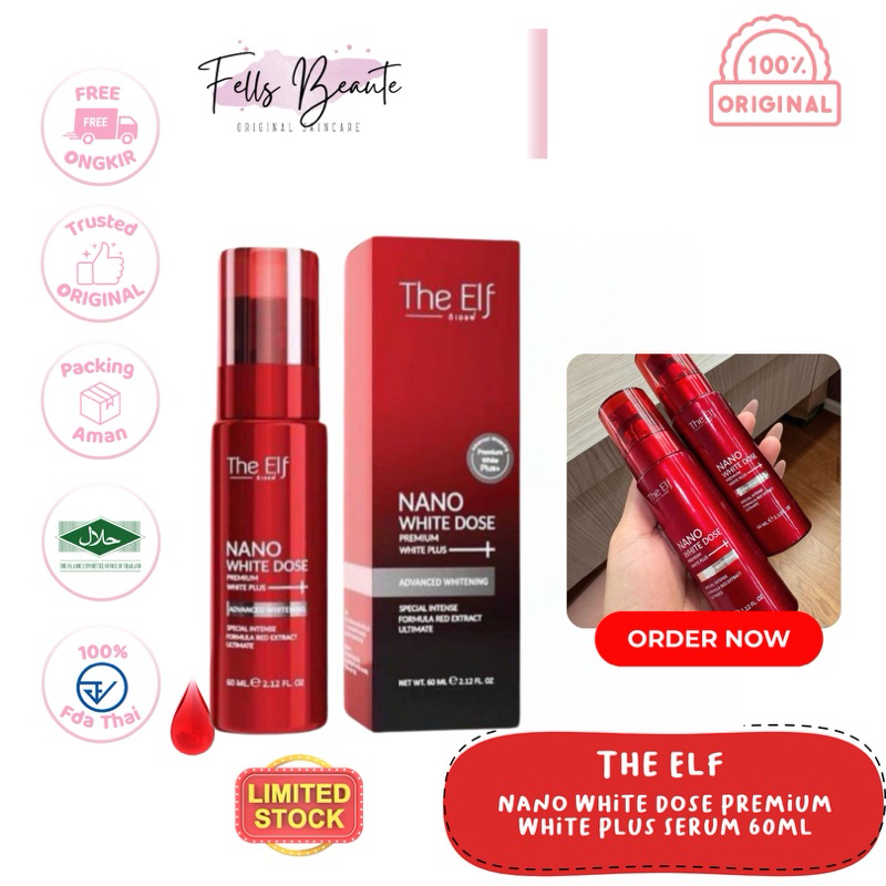 Jual (ADA BARCODE) THE ELF NANO WHITE DOSE PREMIUM WHITE PLUS SERUM ...