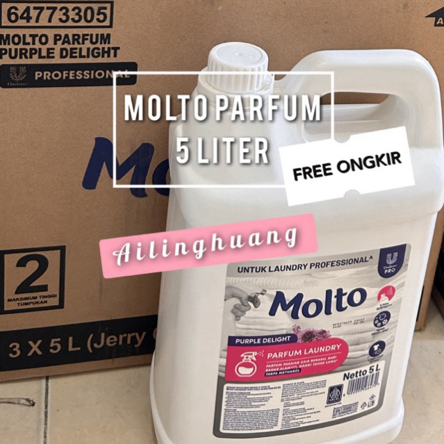 Jual MOLTO PARFUM 5 Liter / MOLTO Parfum 5L | Shopee Indonesia