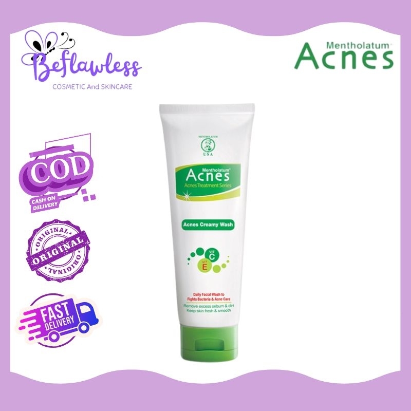 Jual Acnes Treatment Series Creamy Wash 50g/100g | Shopee Indonesia