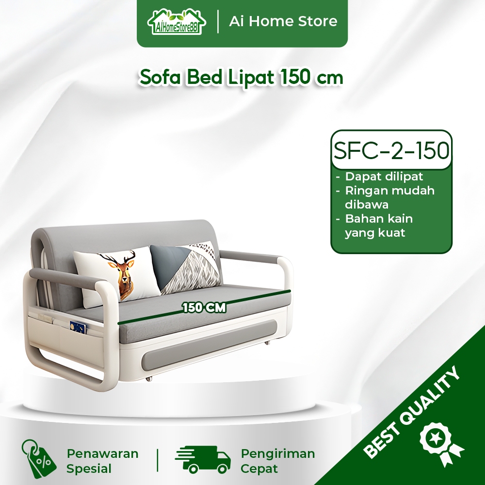 Jual Sofabed Minimalis Multifungsi Terbaru / Sofa Ranjang Lipat ...