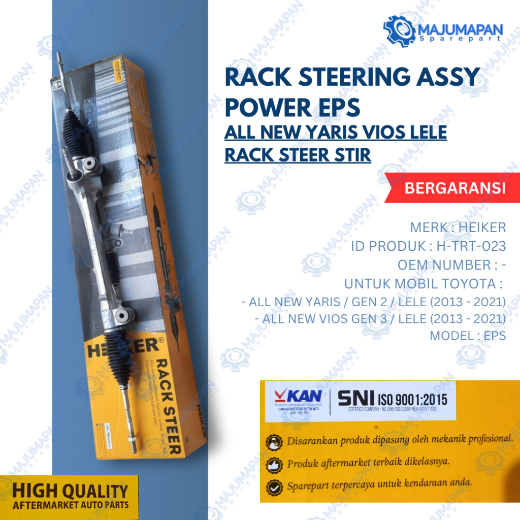 Jual (BERGARANSI) RACK STEERING STERING ASSY POWER EPS ALL NEW YARIS ...