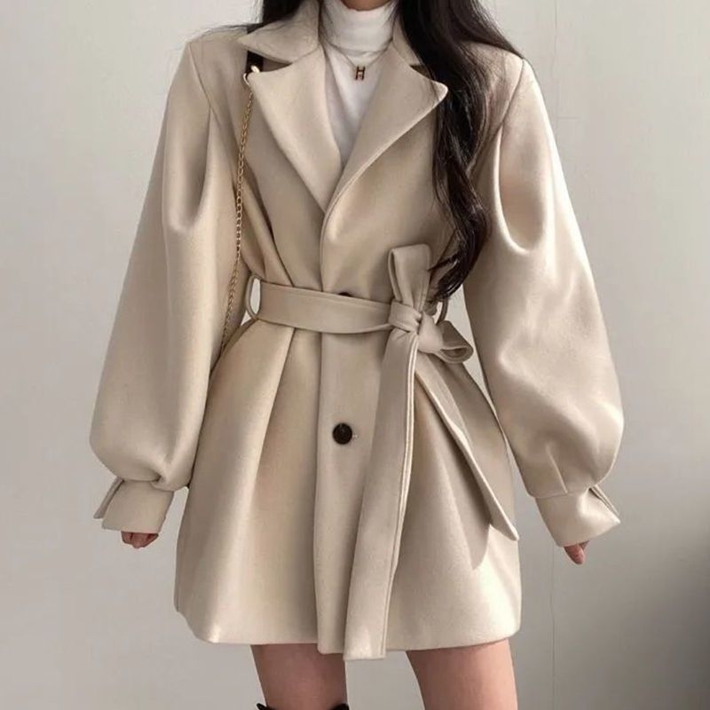 Jual READY LANGSUNG KIRIM Woory middle coat - SEOULCHIC.id | Shopee ...