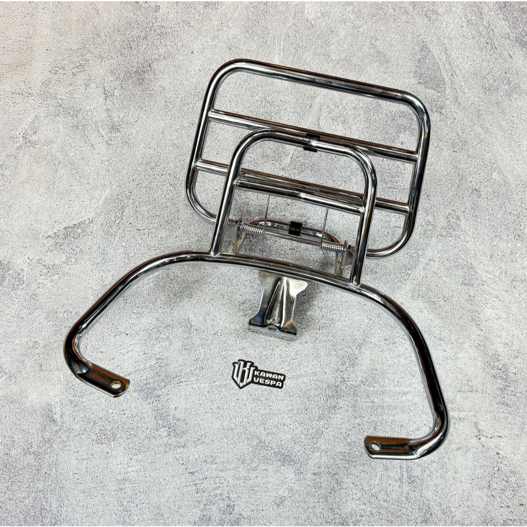 Jual Rear Rack Back Rack chrome For Vespa Sprint Primavera | Shopee ...