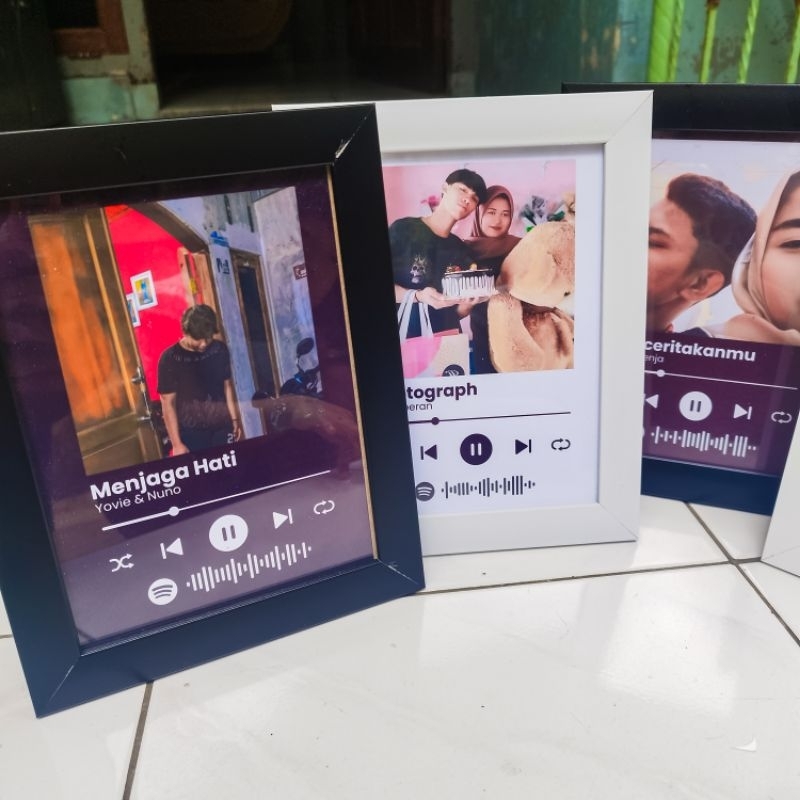 Jual Bingkai Foto Spotify 6R Bisa Discan | Shopee Indonesia