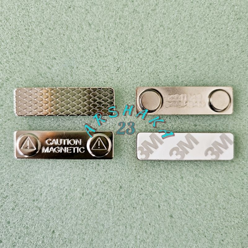 Jual Magnet Papan Nama Magnet Nama Dada Bahan Nikel | Shopee Indonesia