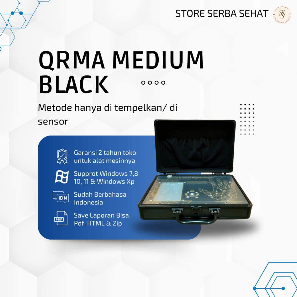 Jual Quantum Resonance Magnetik Alat Quantum MEDIUM BLACK GOLD VERSI ...
