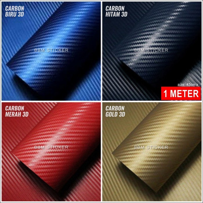 Jual COD Stiker Carbon Skotlet Karbon 6D Sticker Karbon Kevlar Motor ...