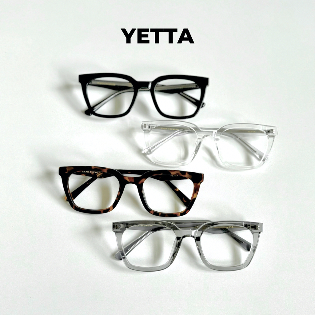 Jual KEAN YETTA - FRAME KACAMATA KOTAK | Shopee Indonesia