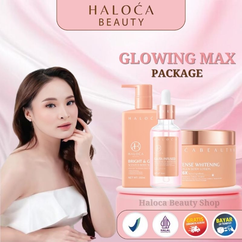 Jual HALOCA BEAUTY Hb Bibit Collagen Intense Whitening + Infused Gluta ...