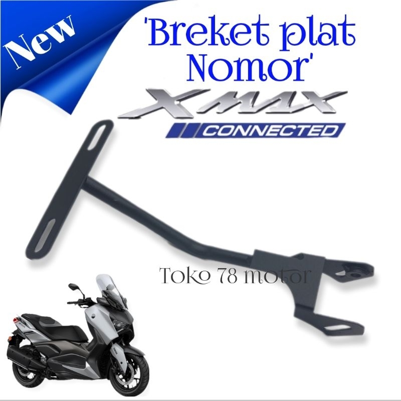 Jual Breket Dudukan Plat nomor New XMAX Connected dan XMAX Old | Shopee ...