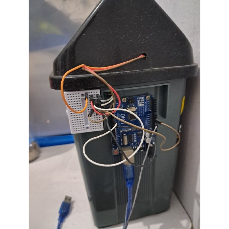 Jual tong sampah otomatis, dengan sensor ultrasonic arduino | Shopee ...