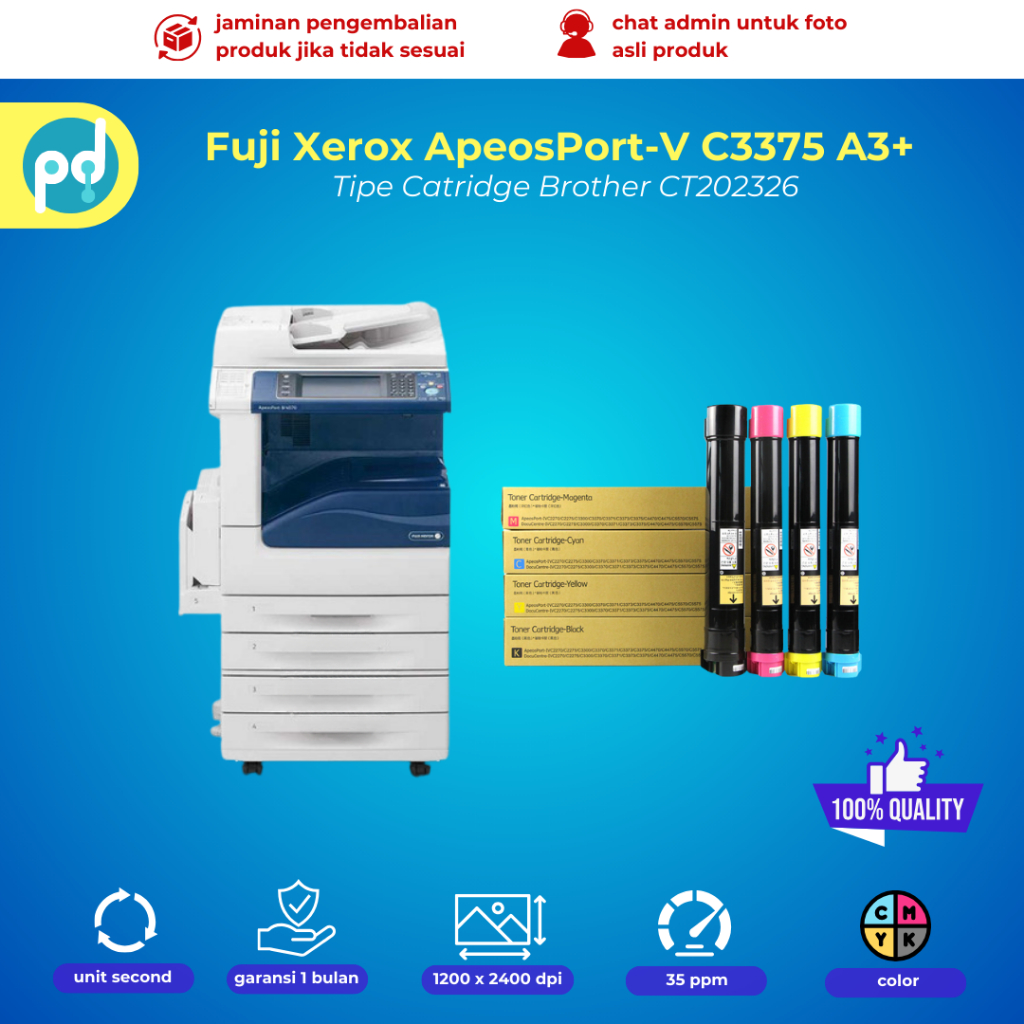 Jual Mesin Digital Printing A3+ Fuji Xerox Apeosport V C3375 Harga terjangkau | Shopee Indonesia