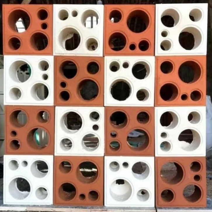 Jual Roster beton minimalis tapak kucing (20x20) roster pagar, roster ...