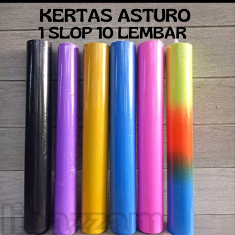 Jual 1 Roll Kertas Karton Asturo Isi 10 Lembar uk 40x60 | Shopee Indonesia