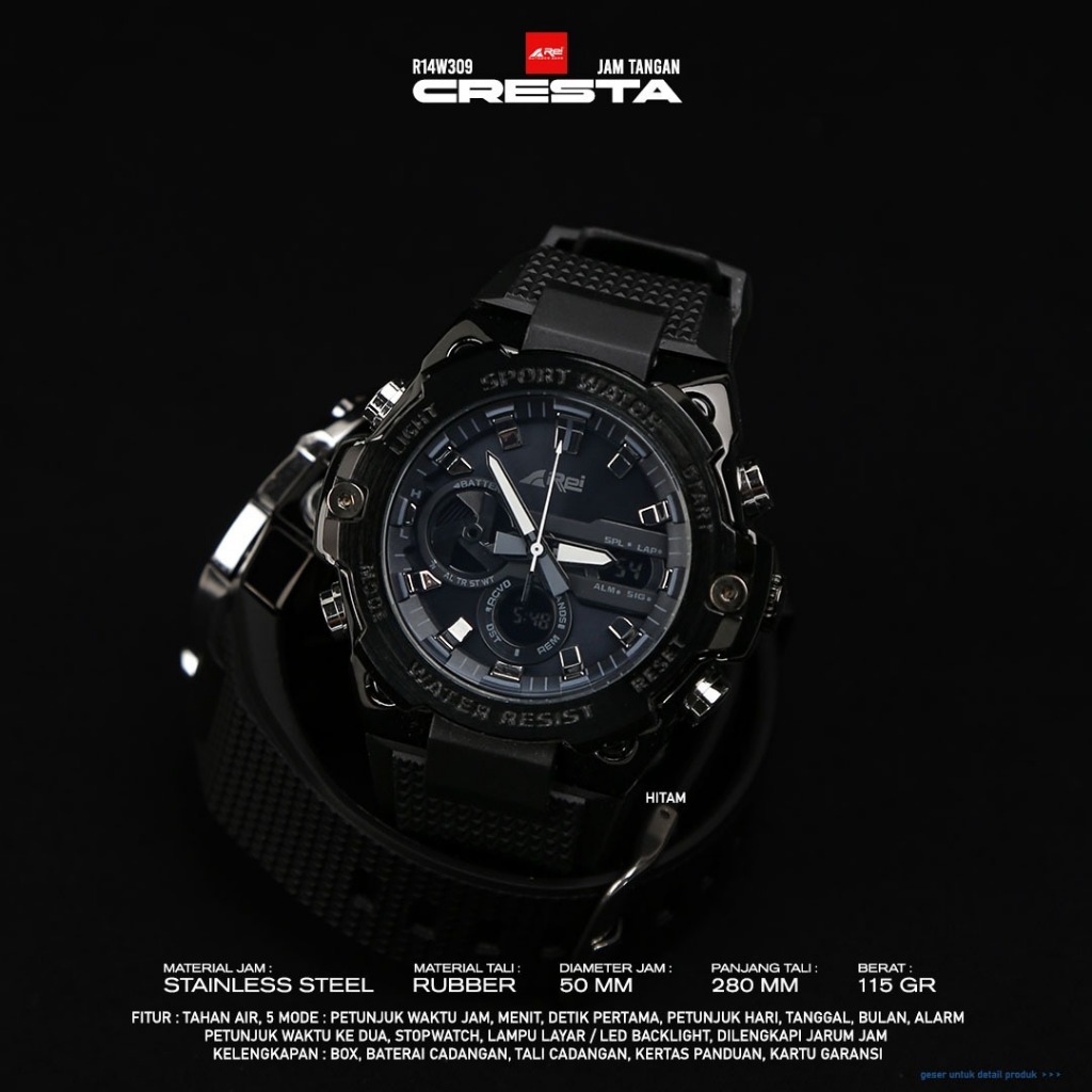 Jual Jam Tangan / Watch Analog-Digital Pria Cresta Arei Outdoorgear ...