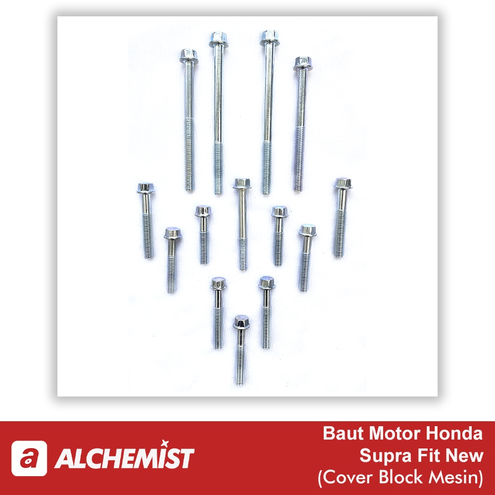 Jual COD Baut Block Mesin Honda Supra Fit New / Baud Bak Mesin Kanan ...