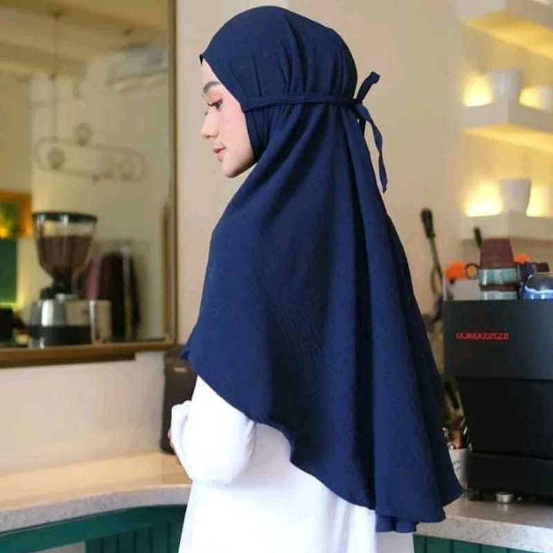 Jual PROMO HIJAB INSTAN TALI NON PED MODEL PAKAIAN MUSLIM WANITA BAHAN CRINKLE AIRFLOW | Shopee ...