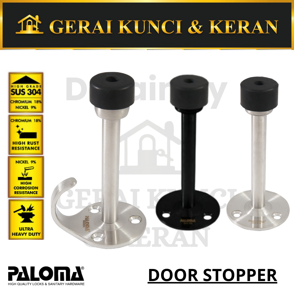 Jual PALOMA DSP 201 221 222 Door Stop Stopper Karet Dinding Penahan ...