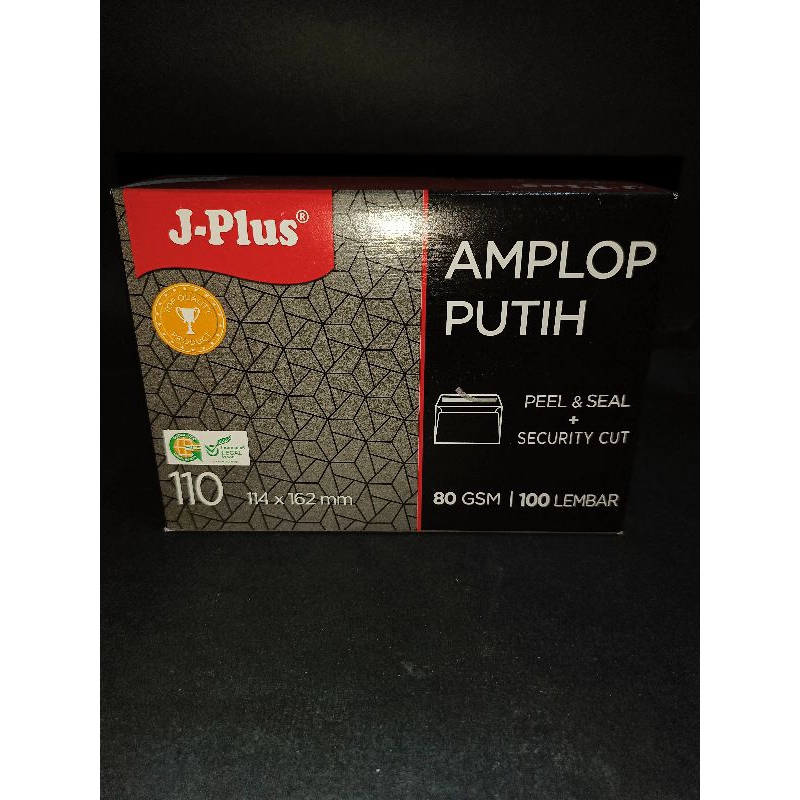 Jual Amplop PUTIH POLOS J-PLUS No.110 Dengan Perekat AMPLOP UANG AMPLOP ...