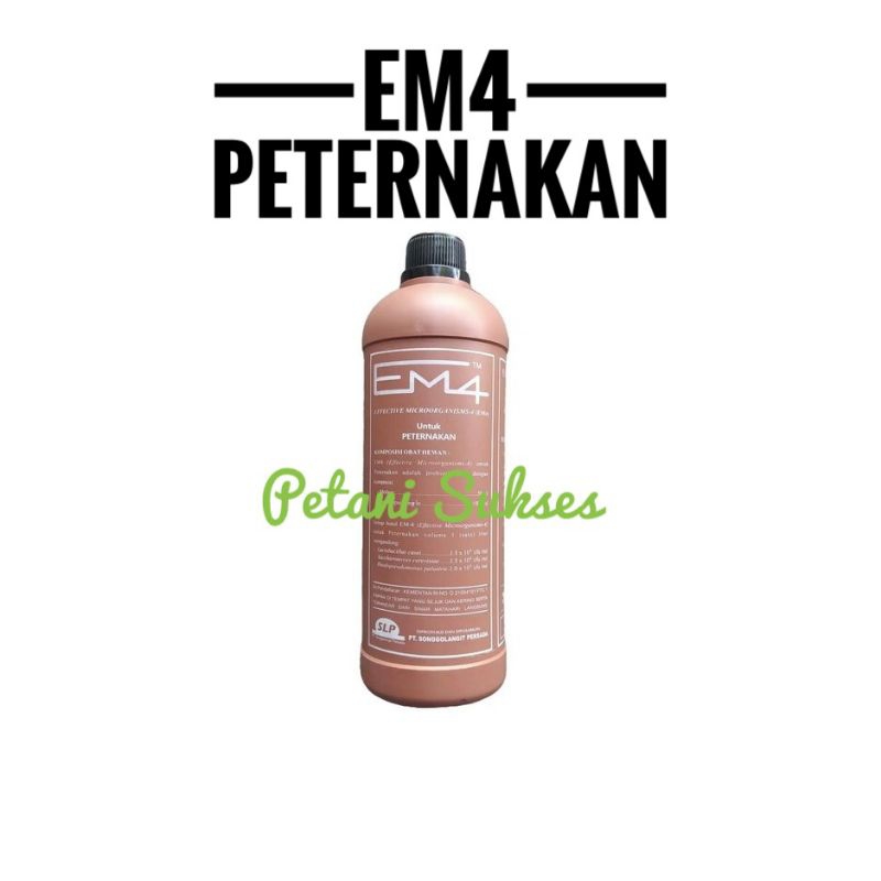 Jual (1 liter) PUPUK ORGANIK CAIR EM4 PETERNAKAN 1L efektif ...
