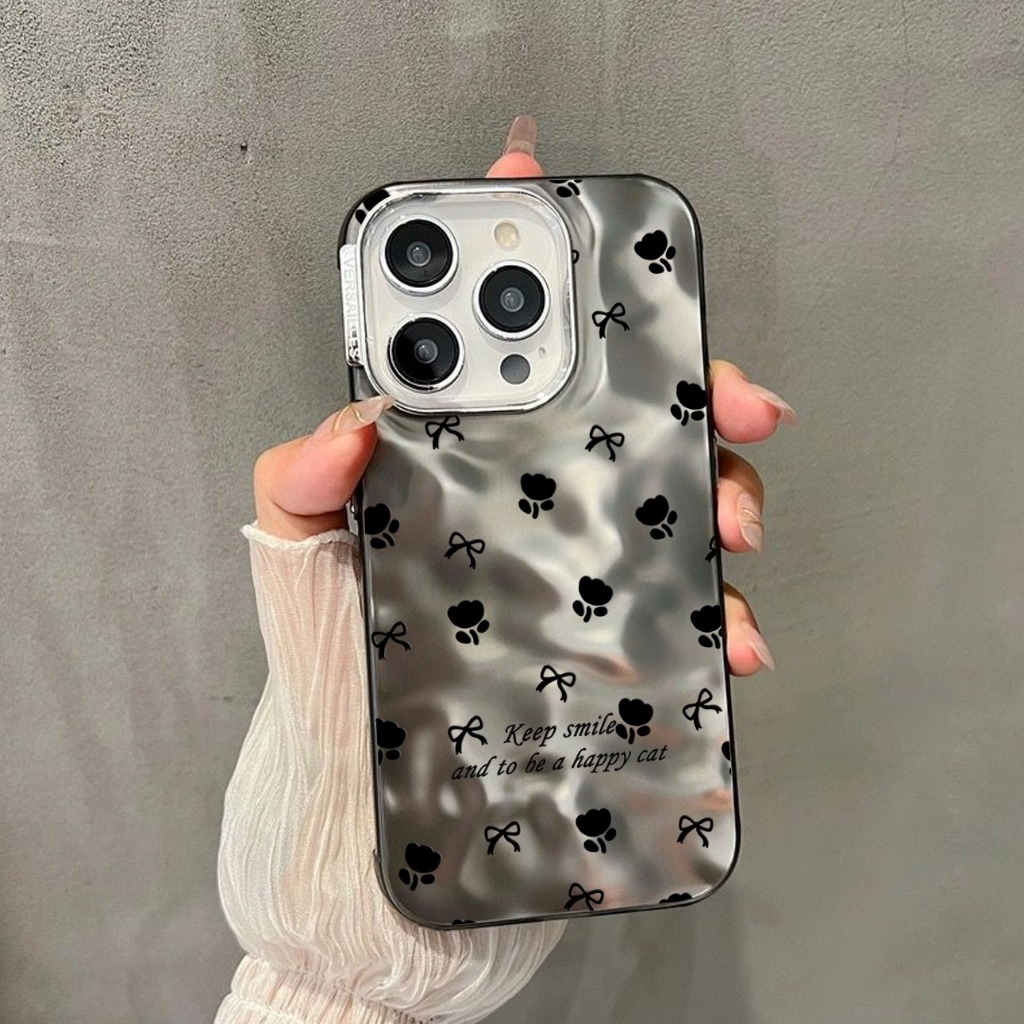 Jual New! Case TULIPS BOWKNOT Metalic Texture Wrinkle Case - Hardcase ...