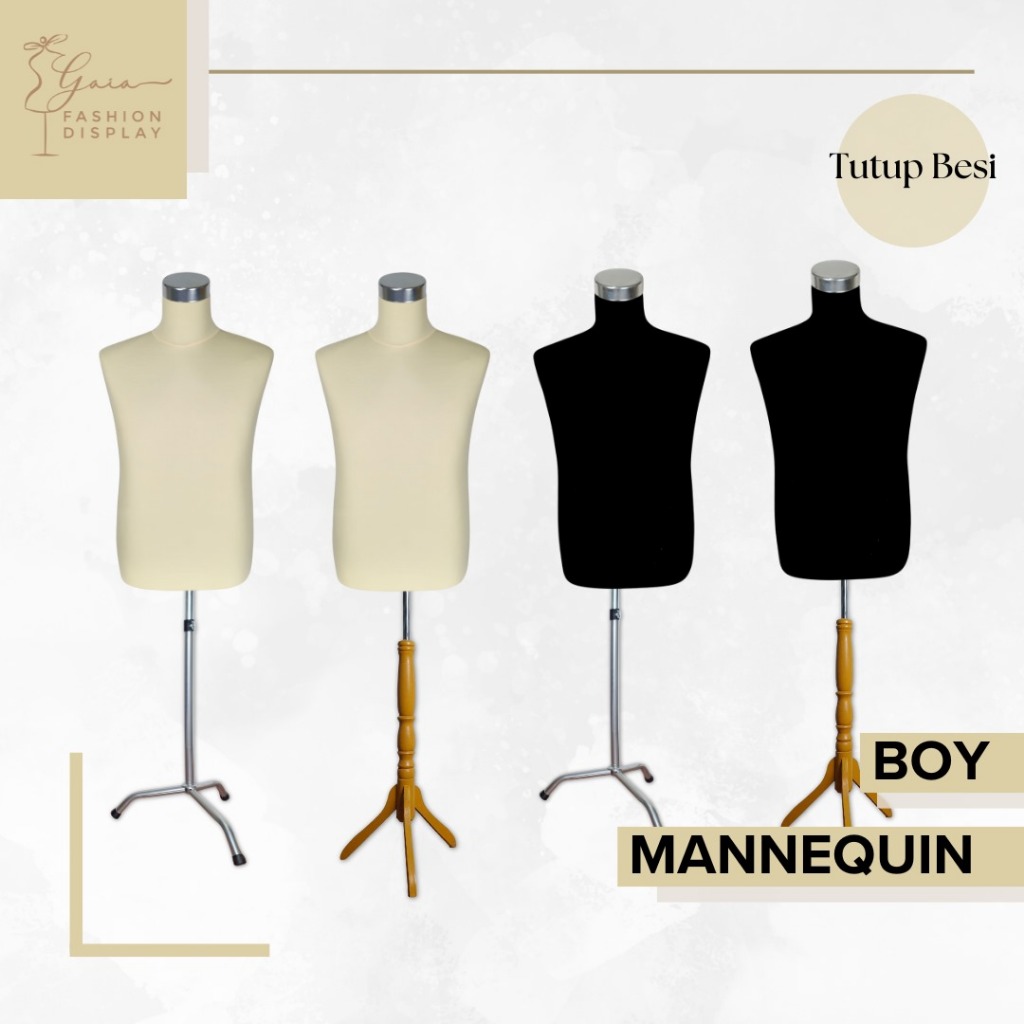 Jual Patung Manekin Pria Setengah Badan Lapis Kain Manekin DM Cowok ...