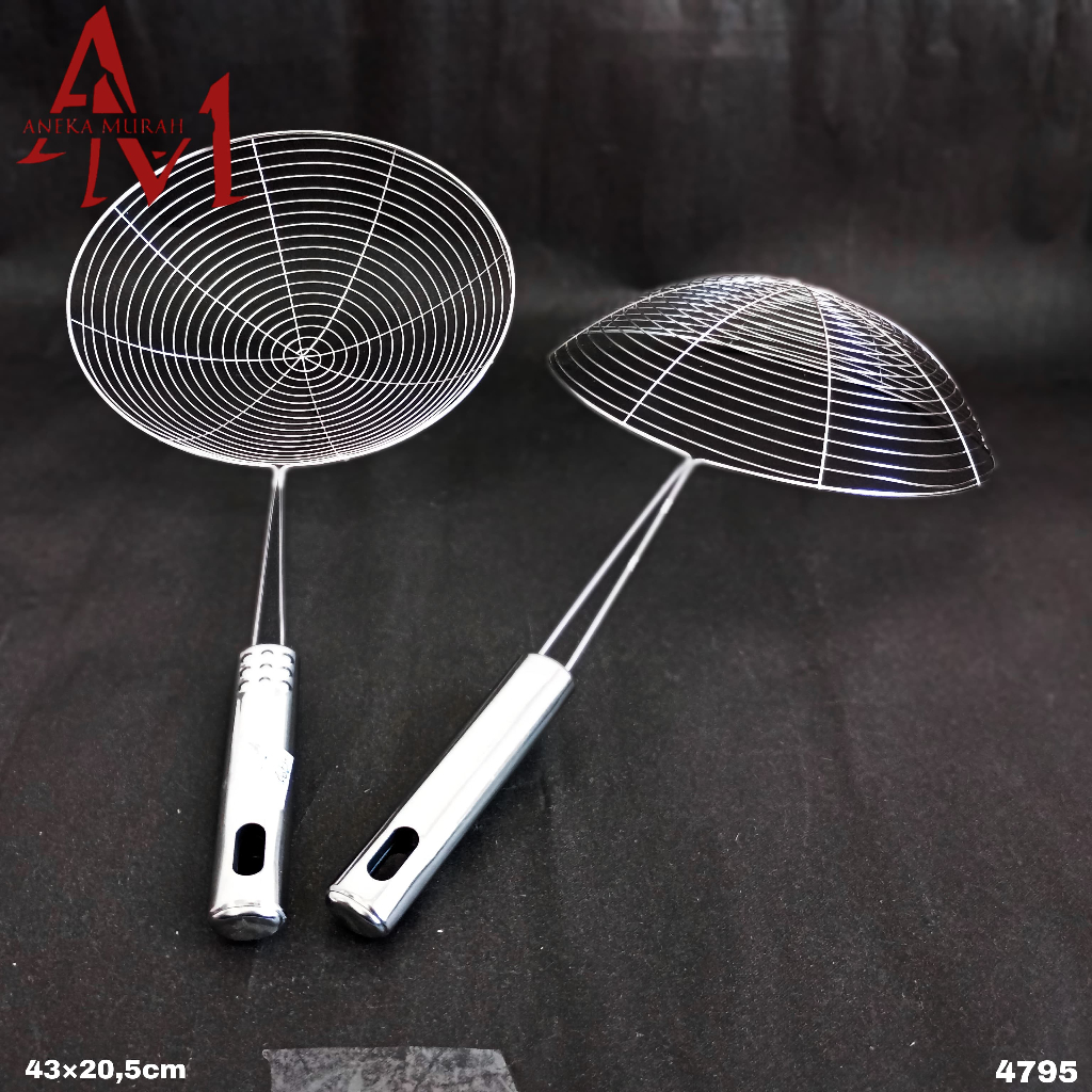 Jual SEROKAN / SARINGAN GORENGAN ASLI 21 CM ( 4795 ) | Shopee Indonesia