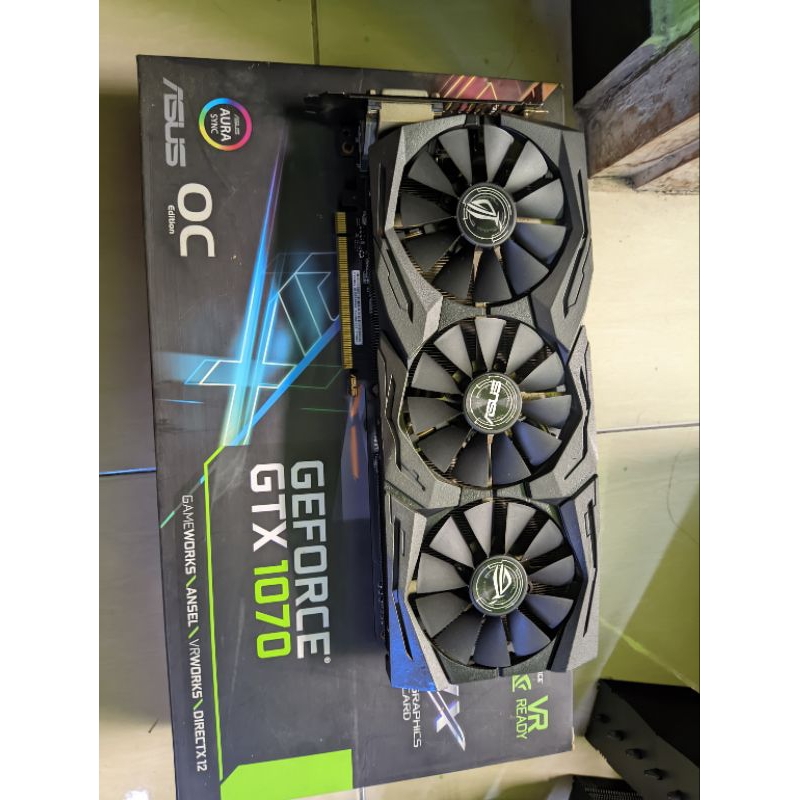 Jual VGA Asus Rog Strix GTX 1070 8gb | Shopee Indonesia
