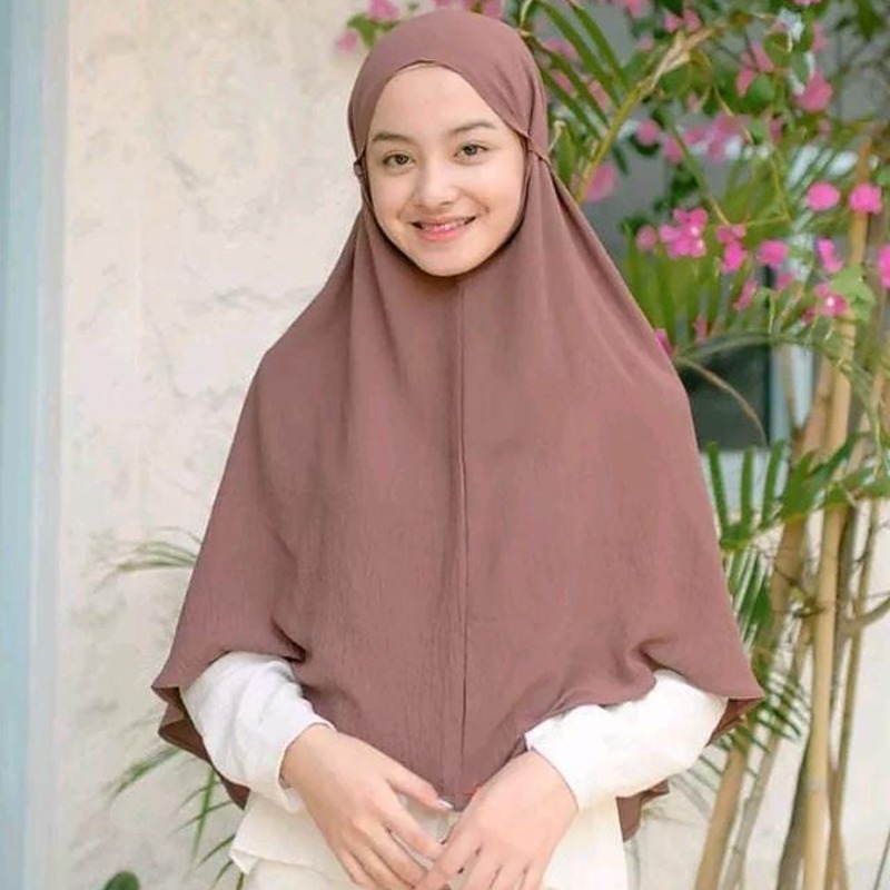 Jual TERKINI HIJAB TALI INSTAN MODEL NON PED BAHAN CRINKLE AIRFLOW PAKAIAN MUSLIM WANITA ...