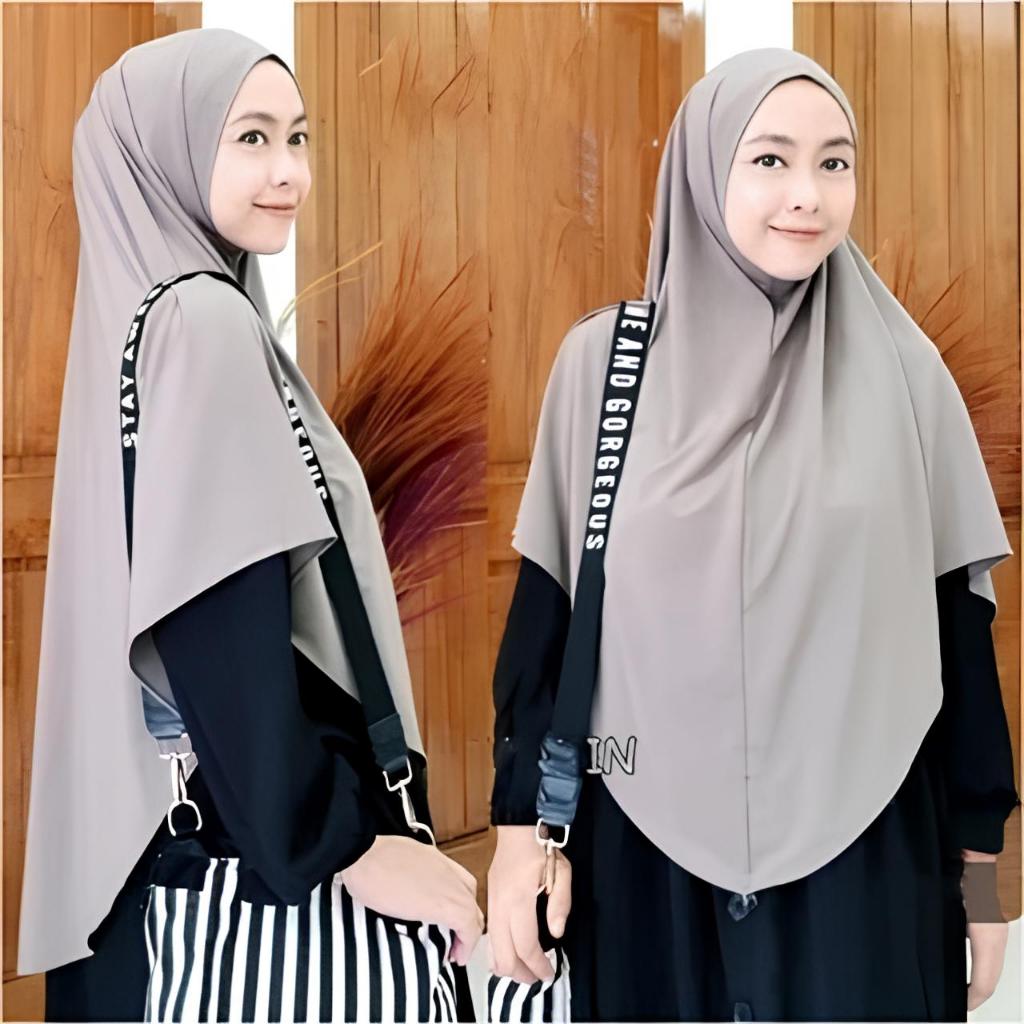 Jual Jilbab Instan Bergo Malay Pinguin Oval Non Pet Jumbo Jersey XL - Yansya Hijab | Shopee ...