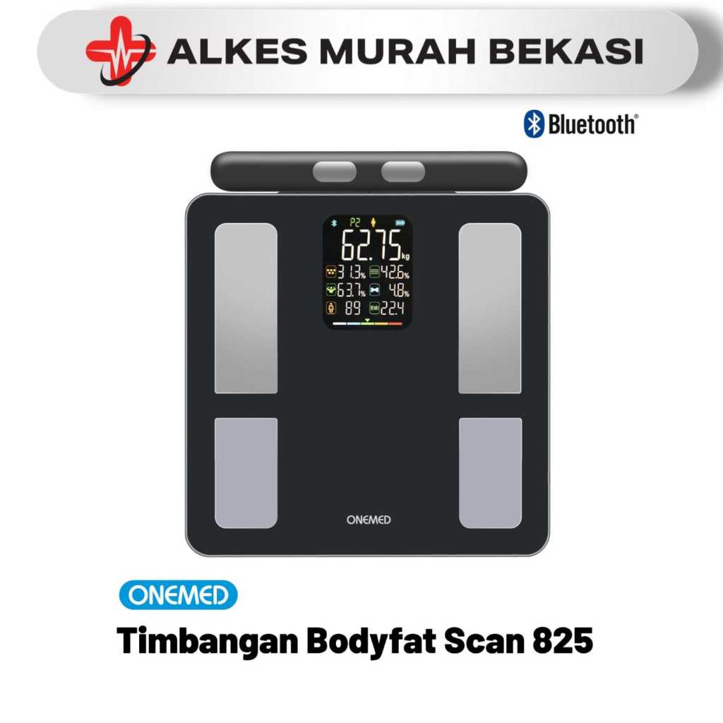 Jual ONEMED Timbangan Badan Digital Body Fat Scan 825 With Bluetooth ...