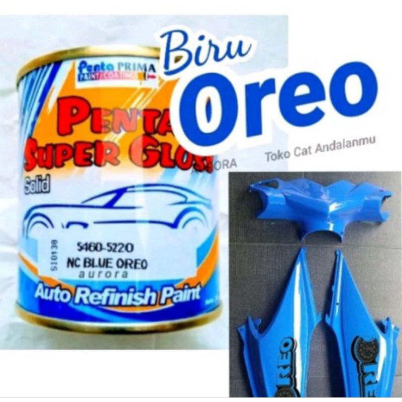 Jual Cat Penta Super Gloss 5460-5220 NC Blue Oreo 200ml Biru Oreo Solid ...